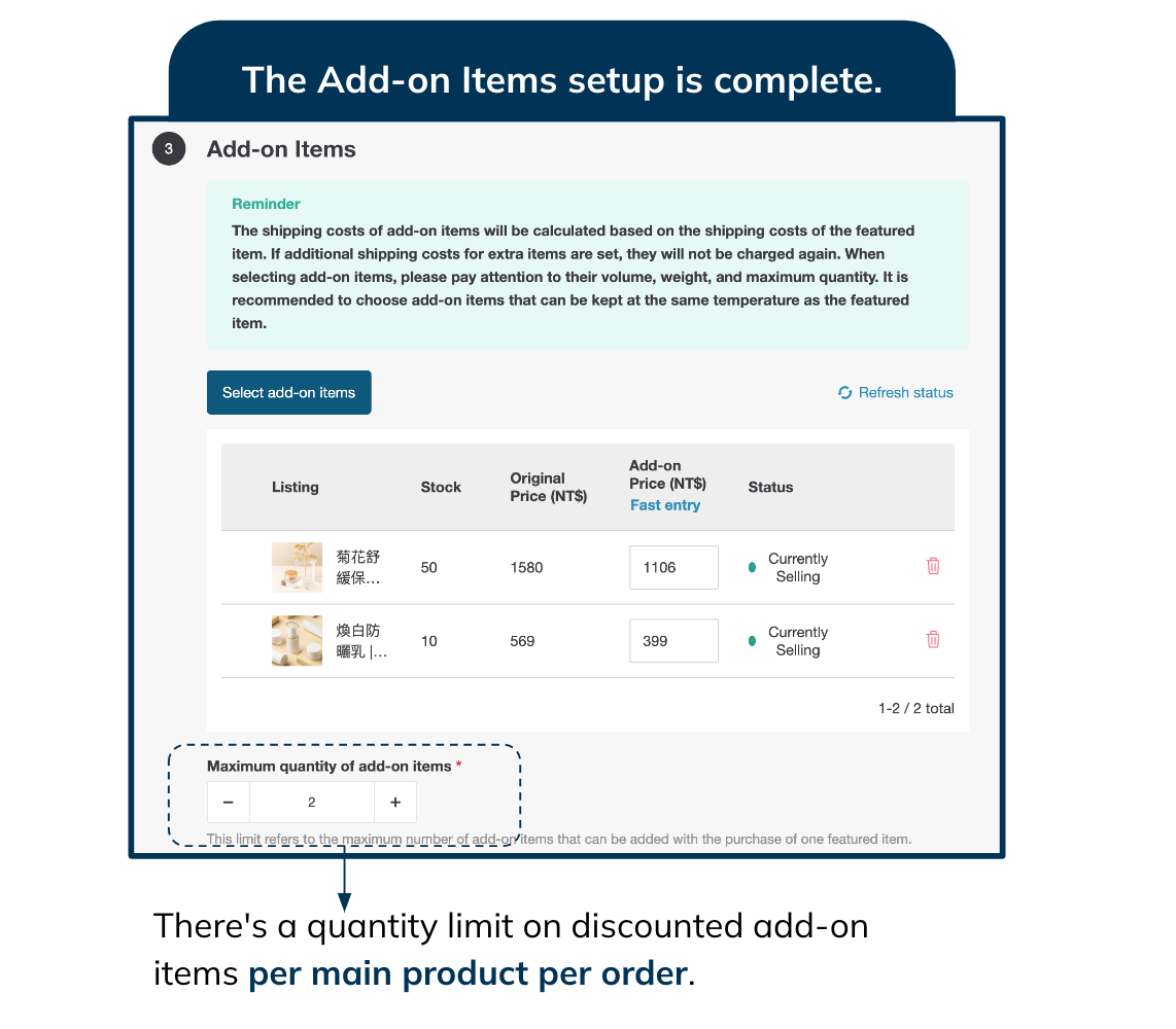 How to Create Add-on Deals – Pinkoi Global Help Center